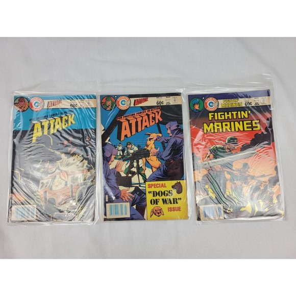 Toys | Vintage Military Comics By Charlton Comics Group Lot | Poshmark